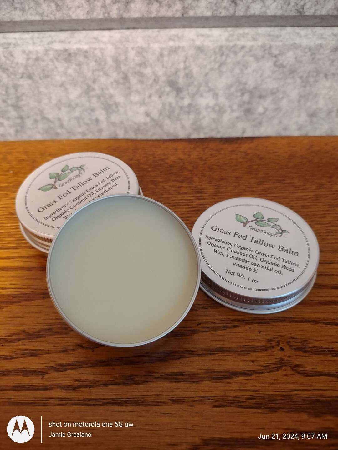 Grass Fed Tallow Balm 1 Ounce Tin Container Lavender Scented - Etsy
