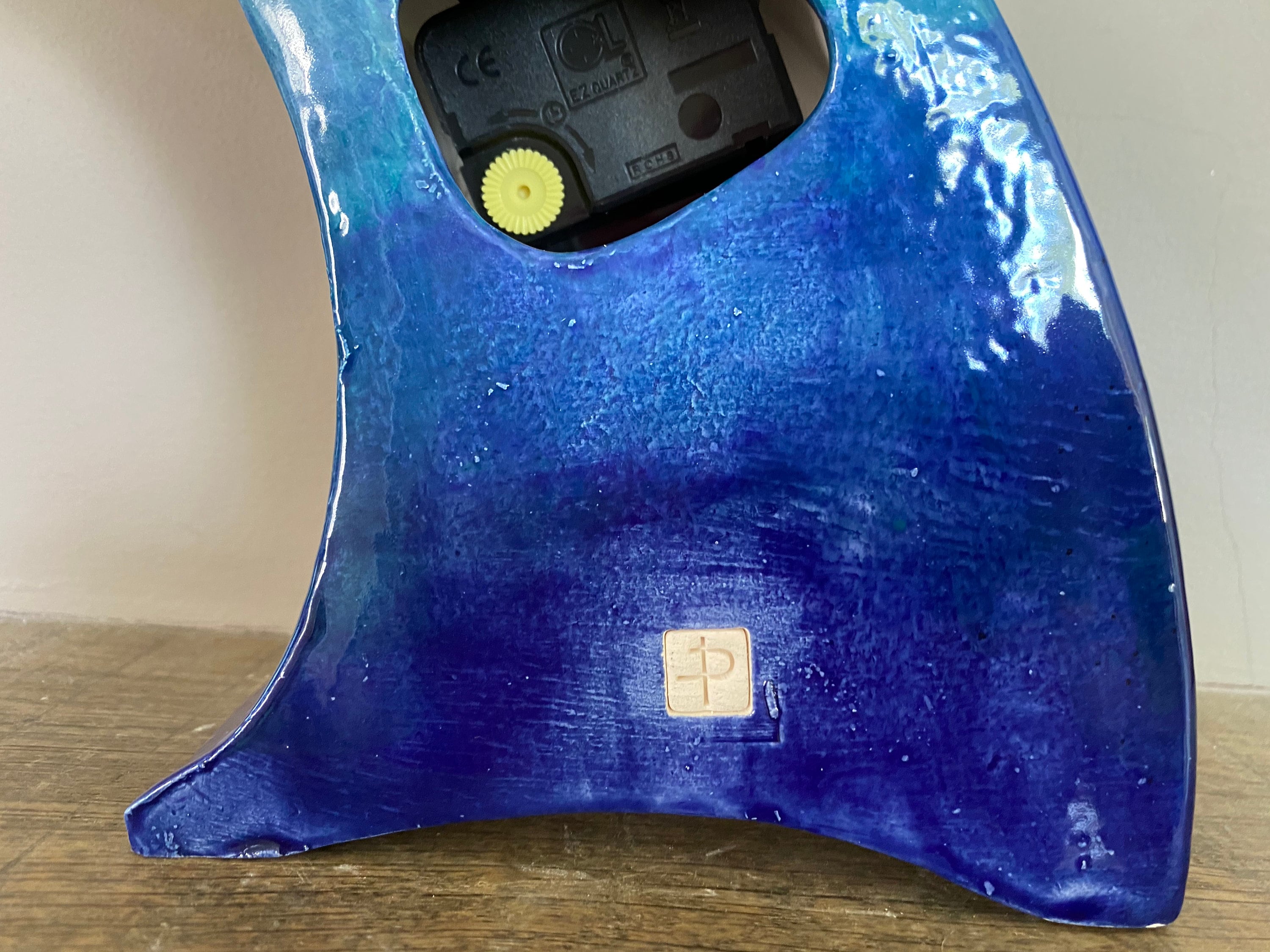 Tabletop Clock Wave Handmade Ceramic Design - Etsy