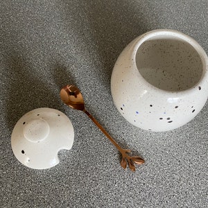 Butter Dish and Jam Pot With Spoon - Etsy