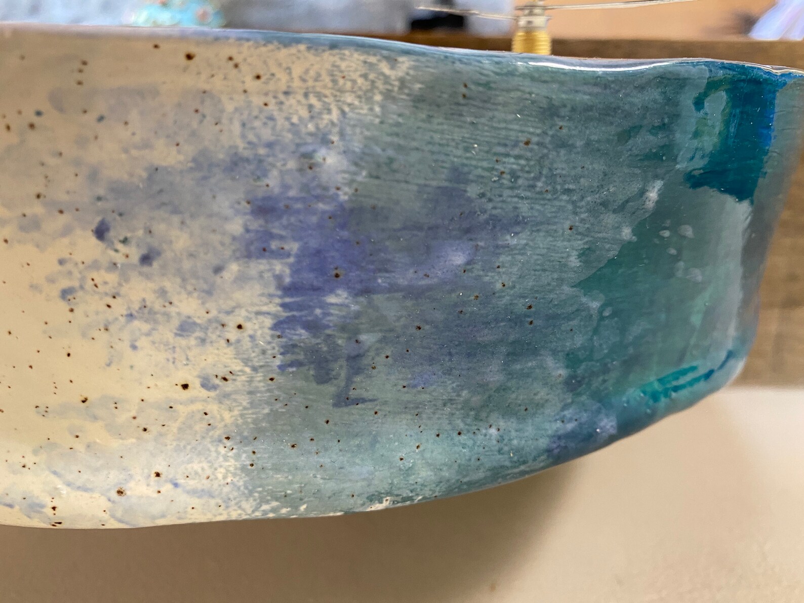 Tabletop Clock Wave Handmade Ceramic Design - Etsy