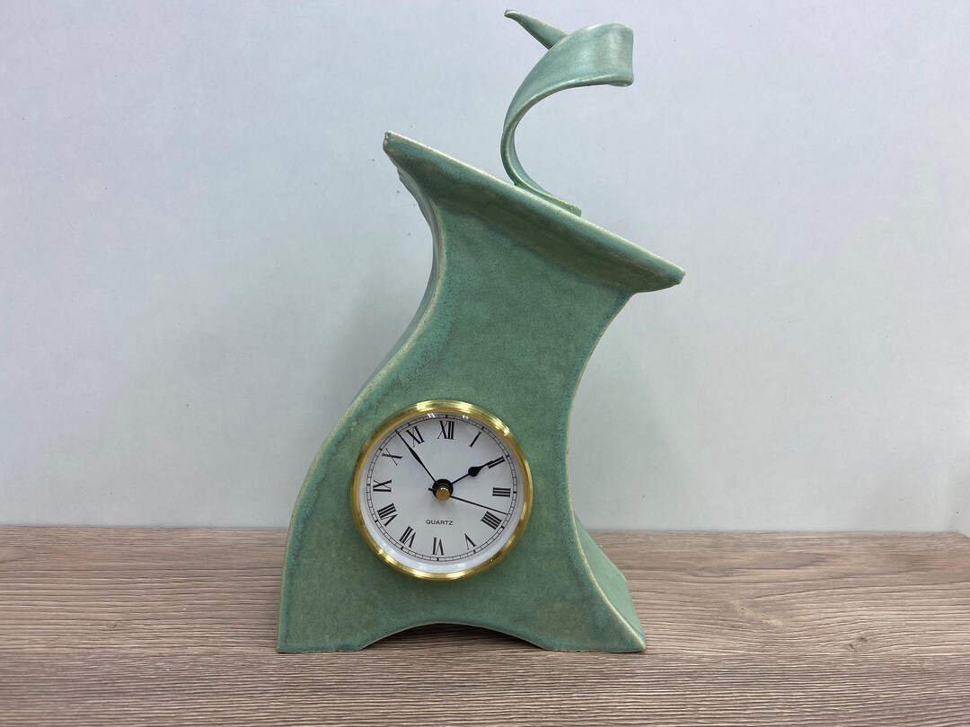 Cornish Copper Mantel Clock With Enclosed Face - Etsy