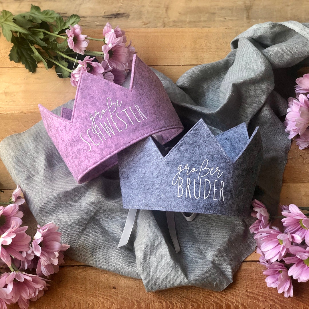 Crown Big Sister Big Brother Gift for Proud Siblings - Etsy