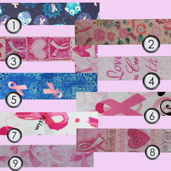 Breast Cancer Fabric - Etsy