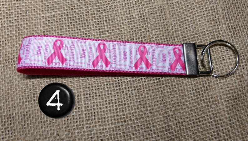 Cancer Awareness Ribbons. Keychain. Wristlet/key Fob or Full - Etsy