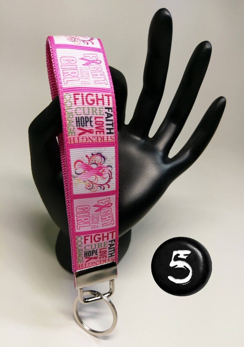 Cancer Awareness Ribbons. Keychain. Wristlet/key Fob or Full - Etsy