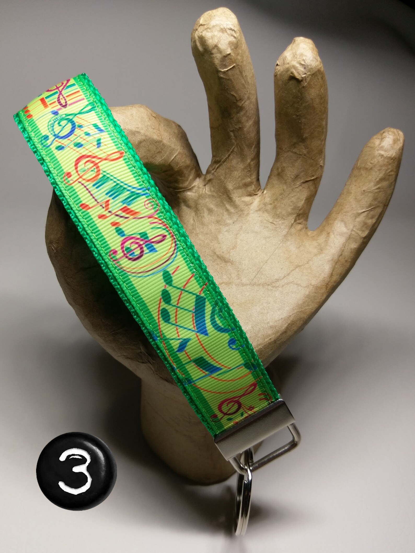 Music Piano Band Keychain Wristlet Key Fob or Full Length | Etsy