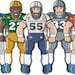 Football Themed Party Activity. Sports Themed Paper Puppets. - Etsy Sweden