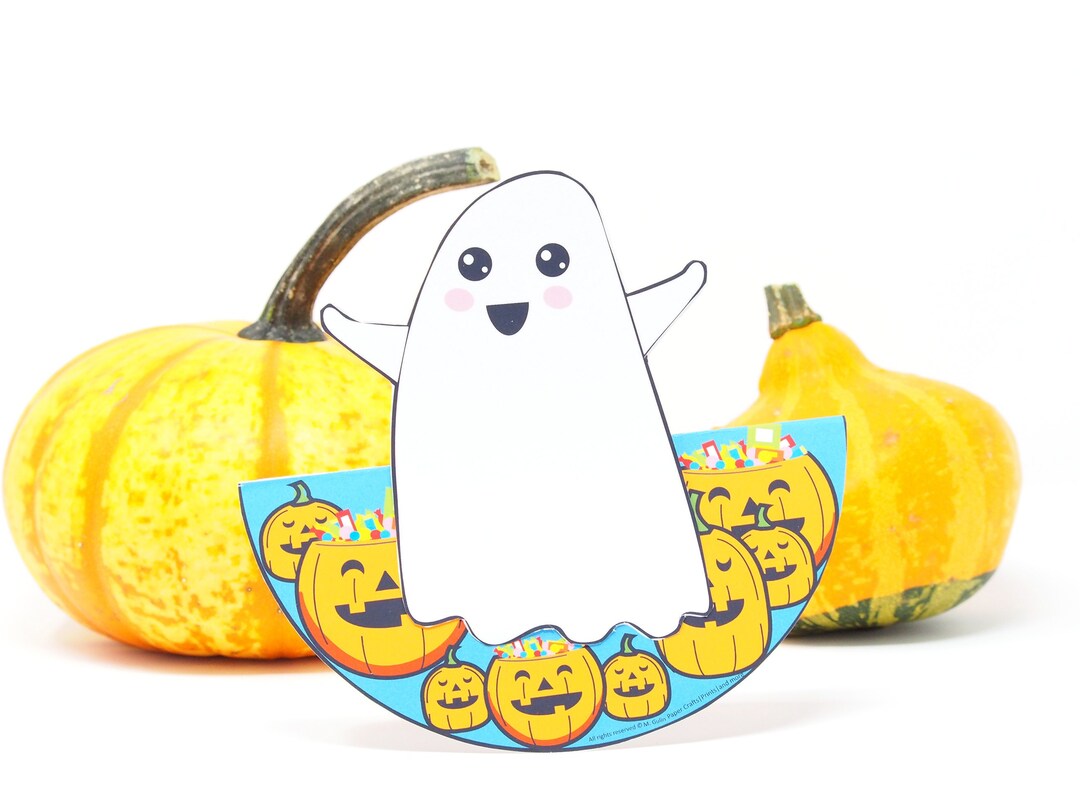 Halloween Ghost. Papercraft. Printable PDF. DIY Template - Etsy