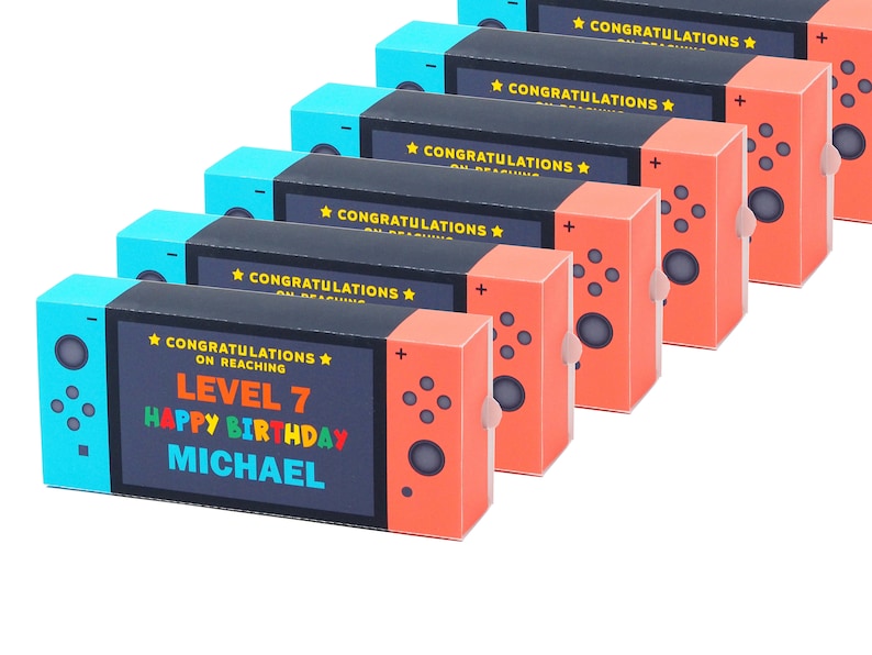 Video Game Theme Favor Box. Gamer Party. Video Game Party. - Etsy