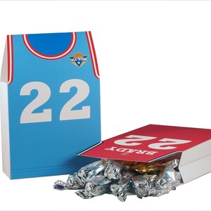 Basketball Theme Party Decorations. Basketball Party Favor Boxes ...