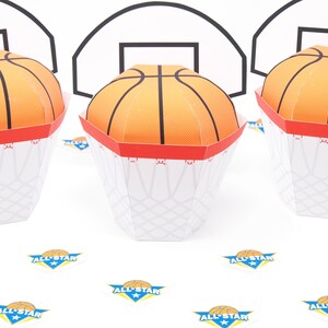 Basketball Hoop Favor Box. Basketball Birthday, Basketball Theme Party ...