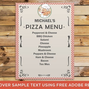 Pizza Party. Pizza Party Invite. Pizza Party Menu. Printable Party ...