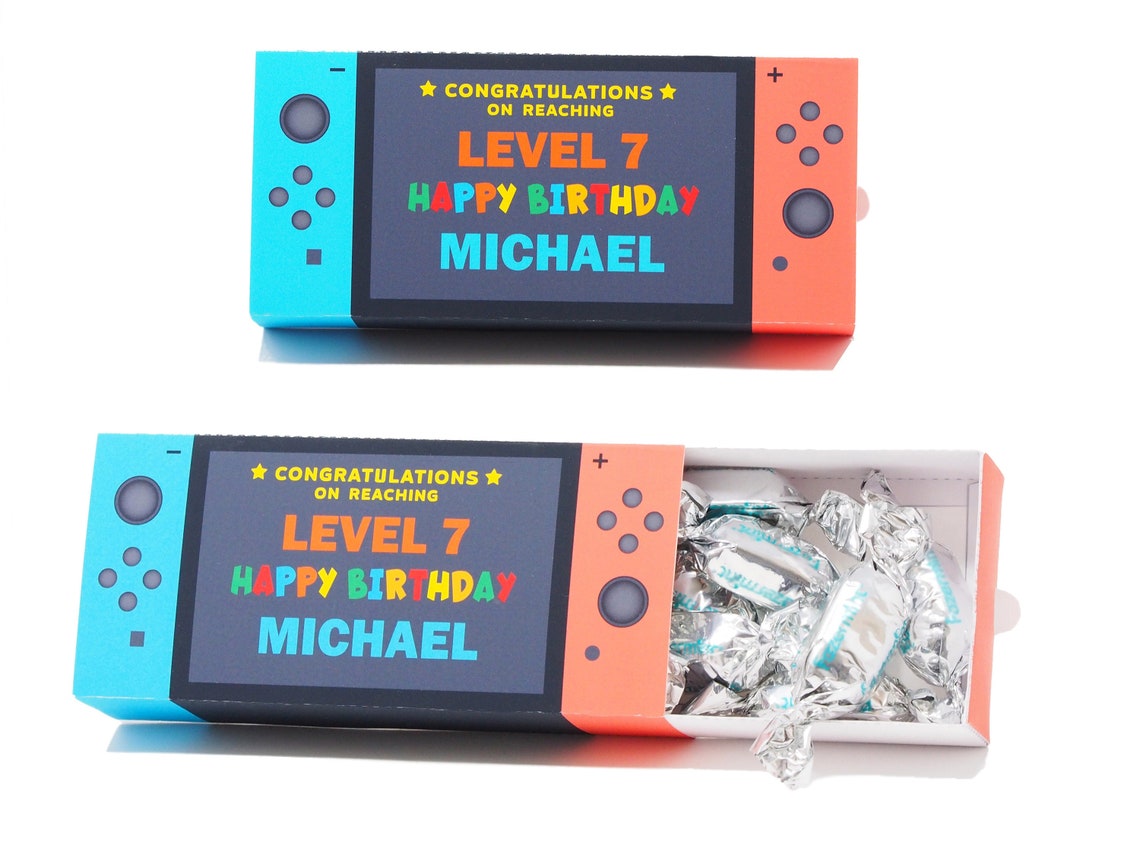 Video Game Theme Favor Box. Gamer Party. Video Game Party. - Etsy