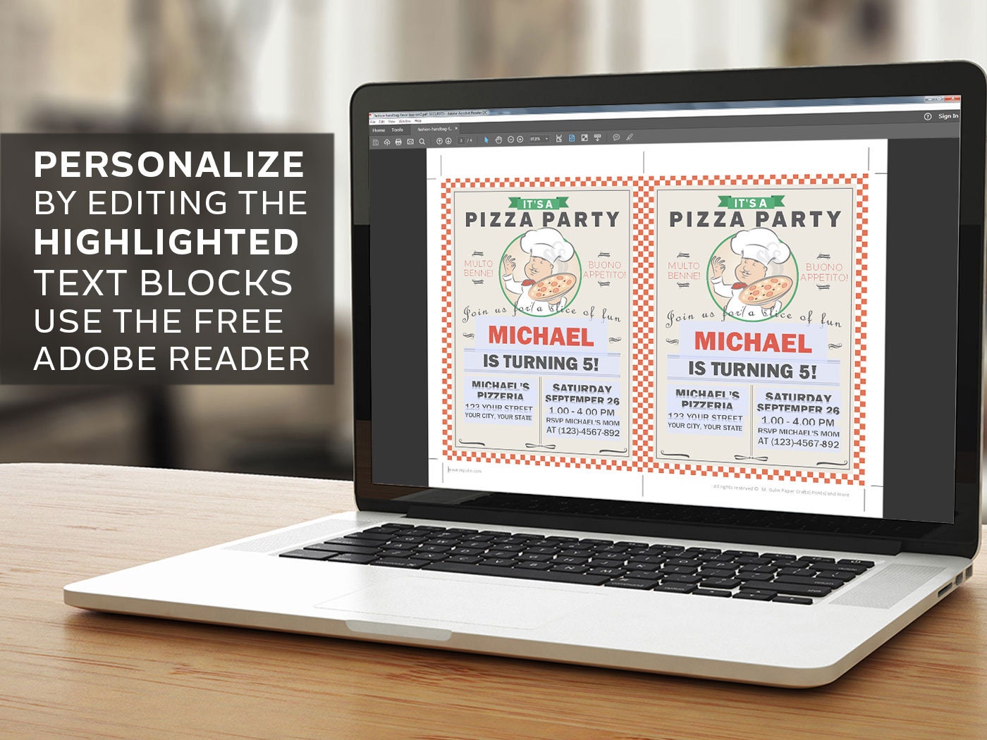 Pizza Party Theme Kit. Pizza Party Invite. Pizza Party Favors. | Etsy