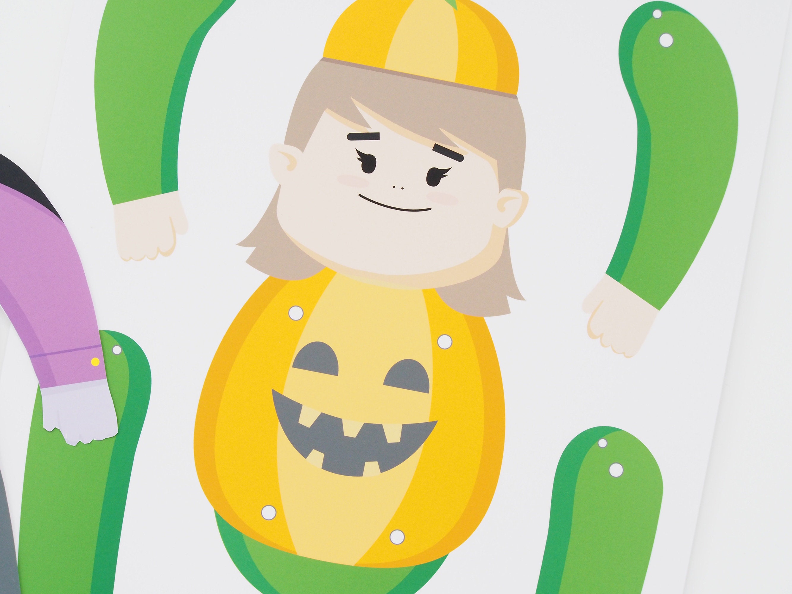 Halloween Printables. Paper Puppets. Halloween Craft. Cute - Etsy Sweden