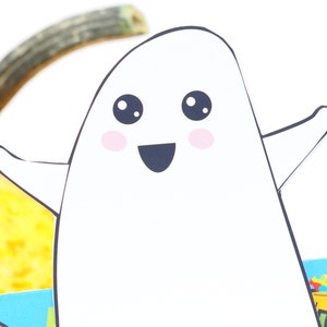 Halloween Ghost. Papercraft. Printable PDF. DIY Template - Etsy