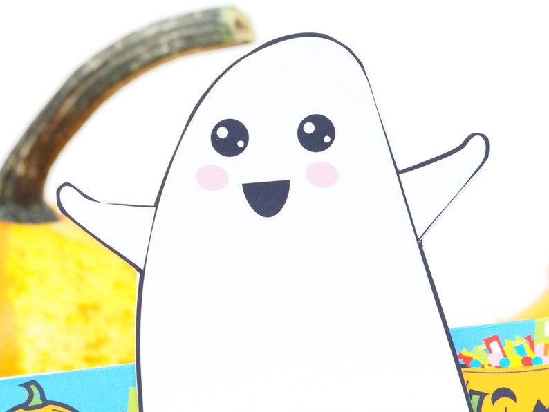 Halloween Ghost. Papercraft. Printable PDF. DIY Template - Etsy
