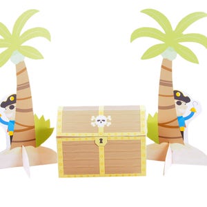 Pirate Chest Favor Box. Pirate Theme Party. Pirate Birthday. Treasure ...