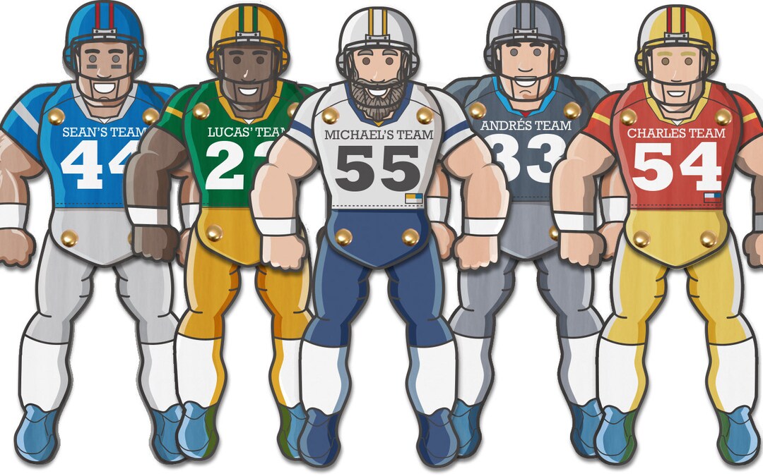 Football Themed Party Activity. Sports Themed Paper Puppets. Printable ...