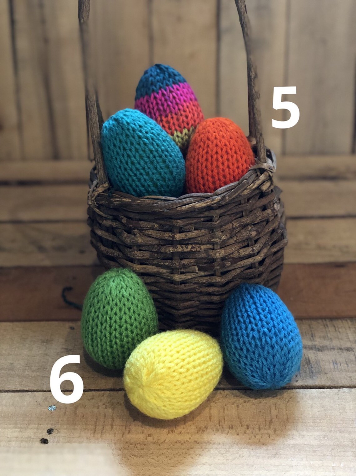 Knit Easter Eggs / Home Decor / Easter Decor/ Easter Egg / - Etsy