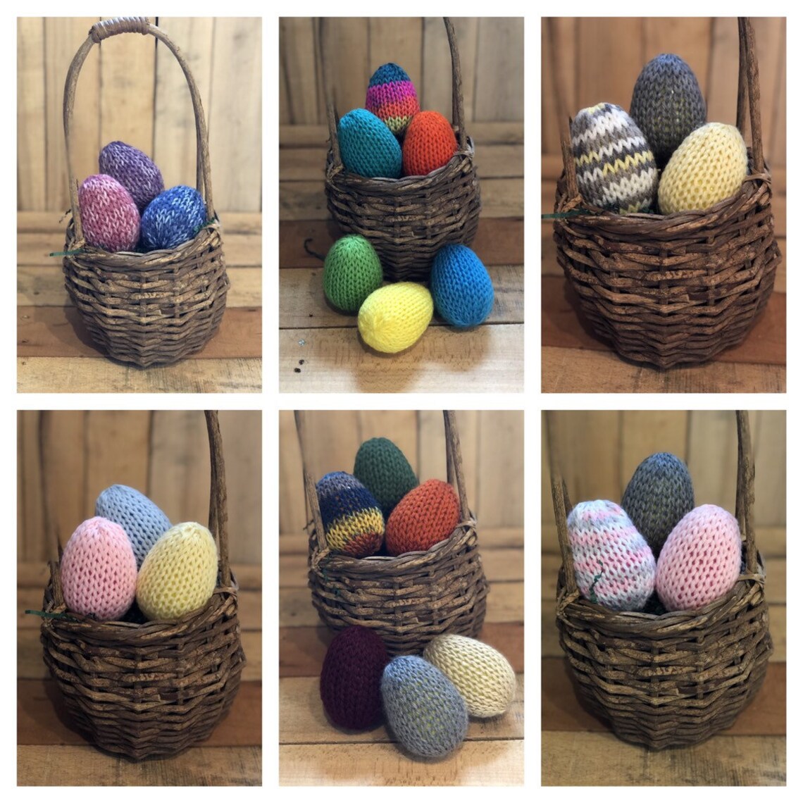 Knit Easter Eggs / Home Decor / Easter Decor/ Easter Egg / - Etsy