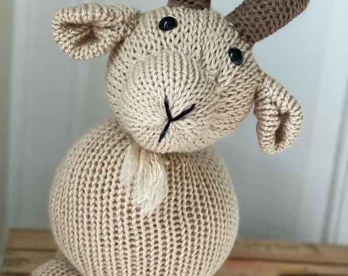 Knit Goat Goat Stuffed Animal Support Goats of Anarchy - Etsy