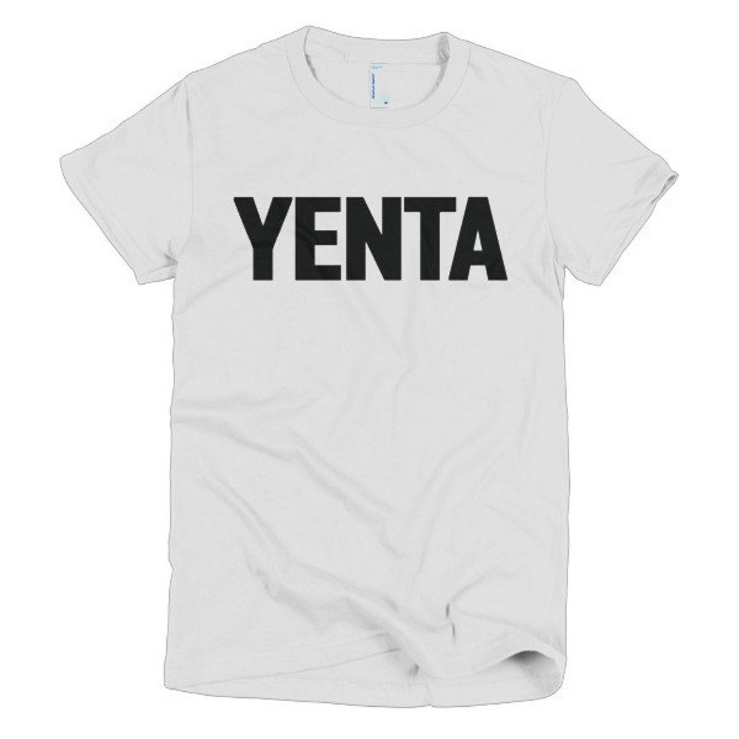 Jewish Humor T-shirt Yenta - Etsy