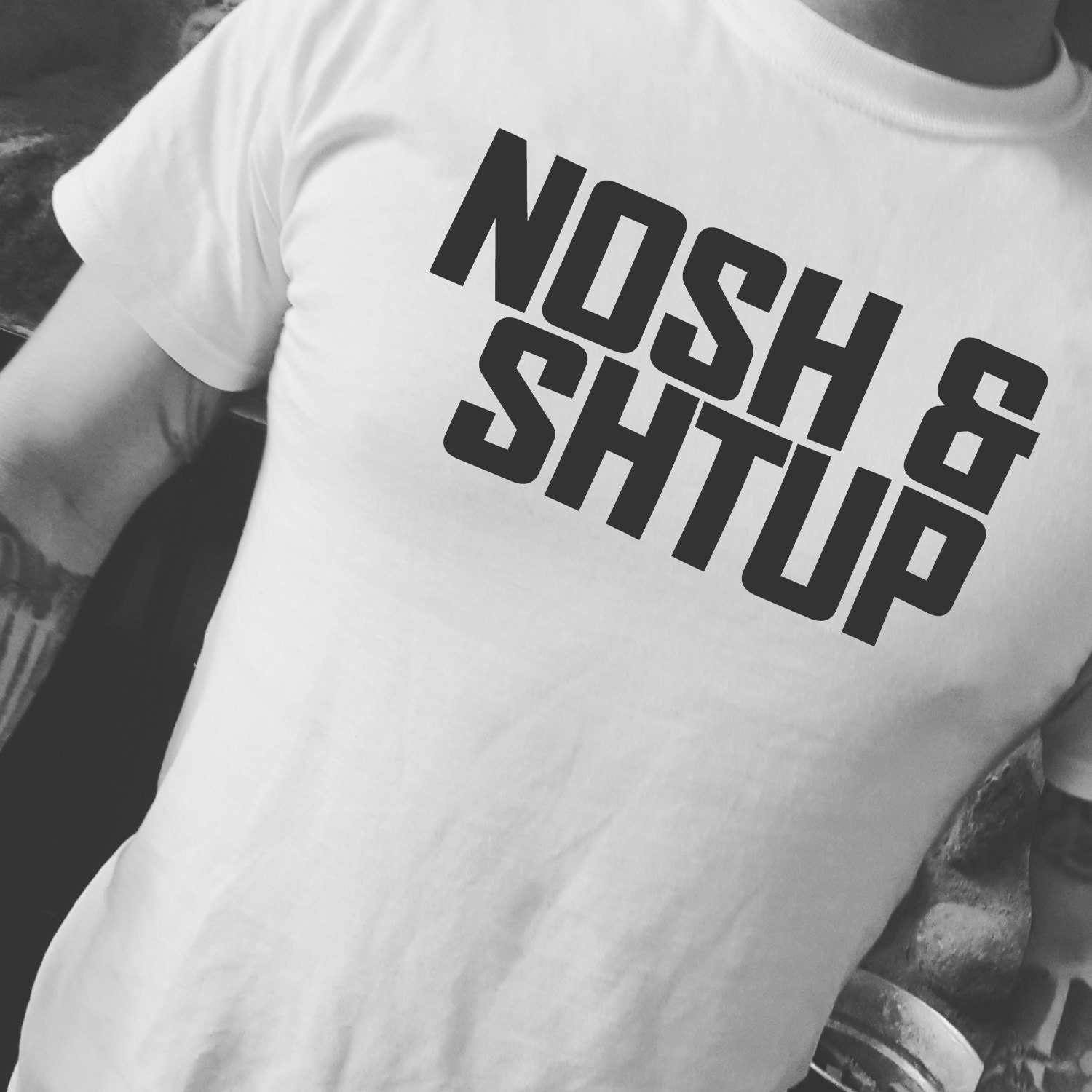 Jewish Humor T-shirt Nosh & Shtup - Etsy