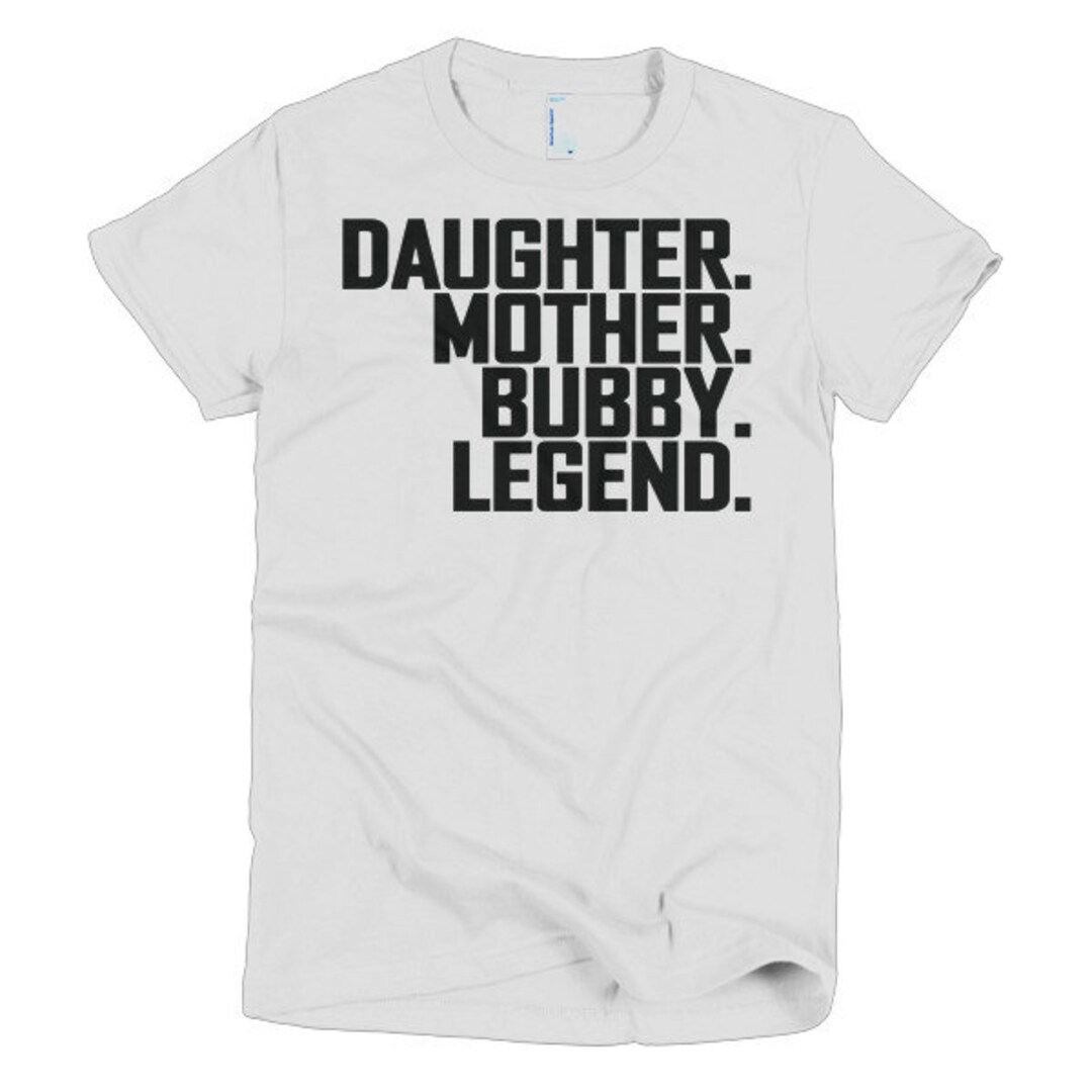 Jewish Humor T-shirt Daughter, Mother, Bubby, Legend - Etsy