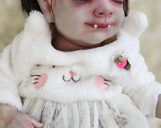 Baby Vampling Ellawynn Vampire Baby Reborn Doll Gothic Horror Creepy ...