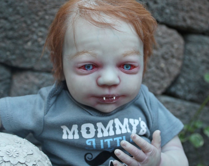 Baby Vampire Boy Reborn Vampire Doll Gothic Horror Halloween Prop ...