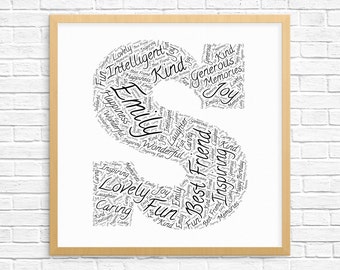 Best Friend Word Art - Etsy