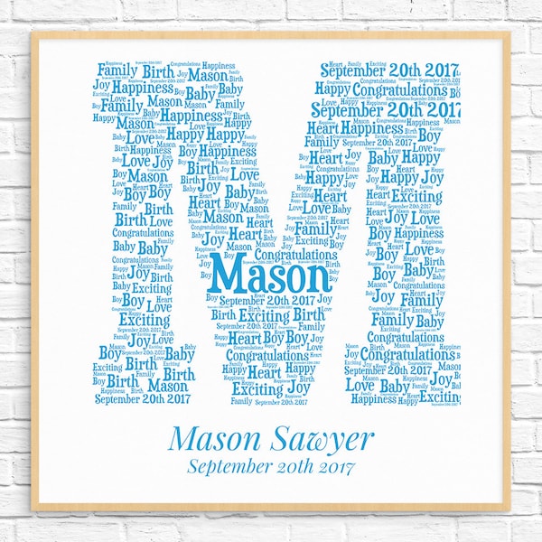 Boy Word Art - Etsy