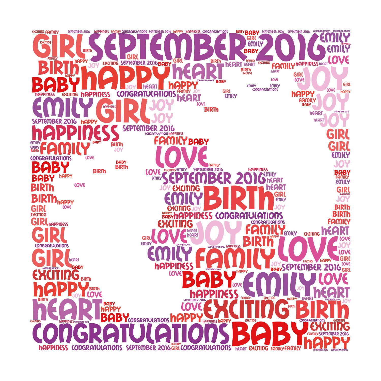 Baby Word Art