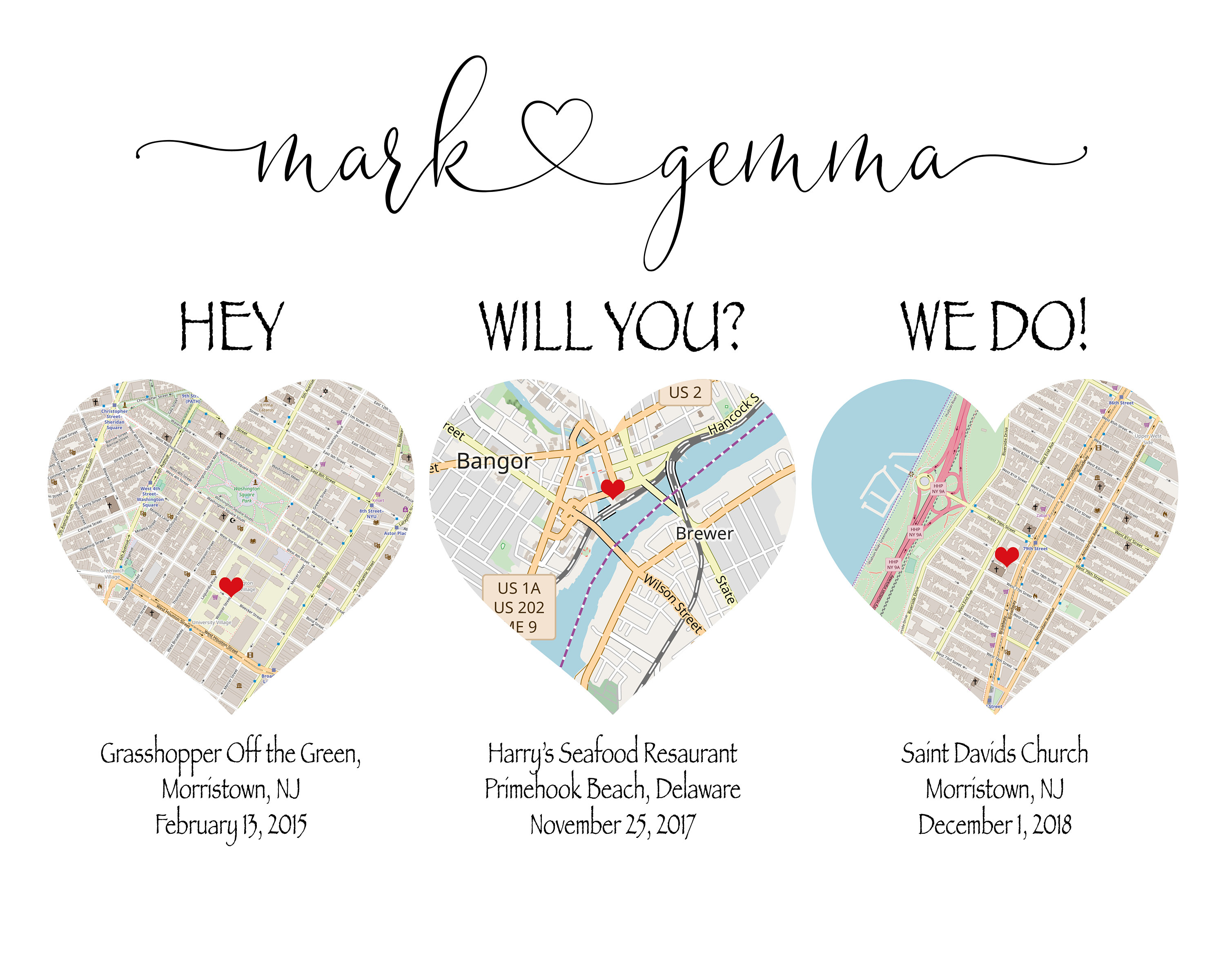 MAP ENGAGEMENT GIFT Unique Engagement Gift Engagement Map - Etsy