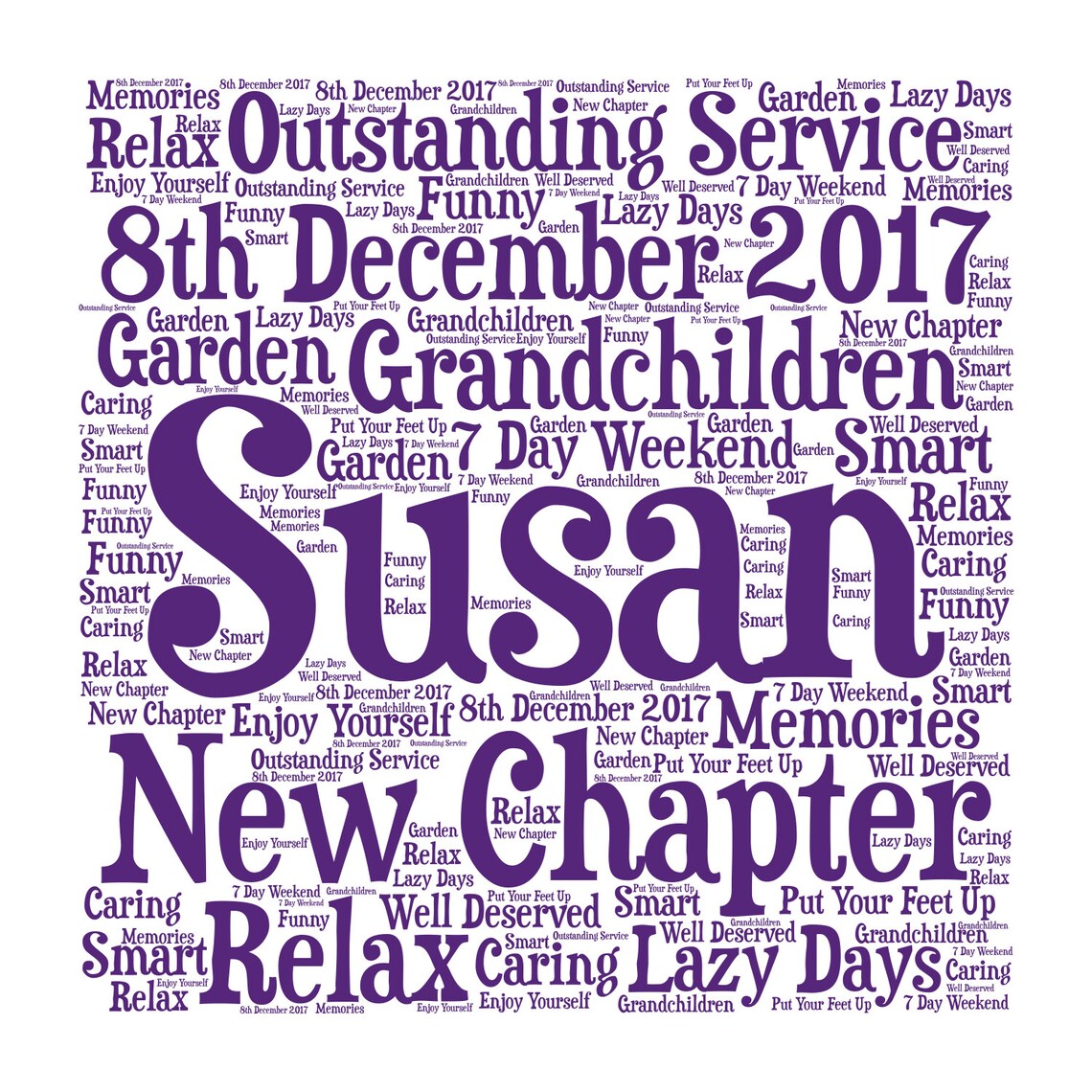 Personalized RETIREMENT GIFT Word Art Printable Gift - Etsy UK