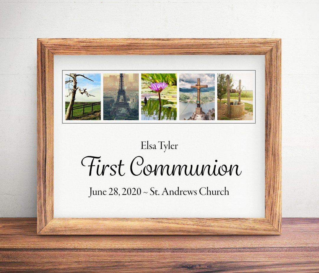 Personalized First Communion Gift for Girls, 1st Communion Gift Idea ...