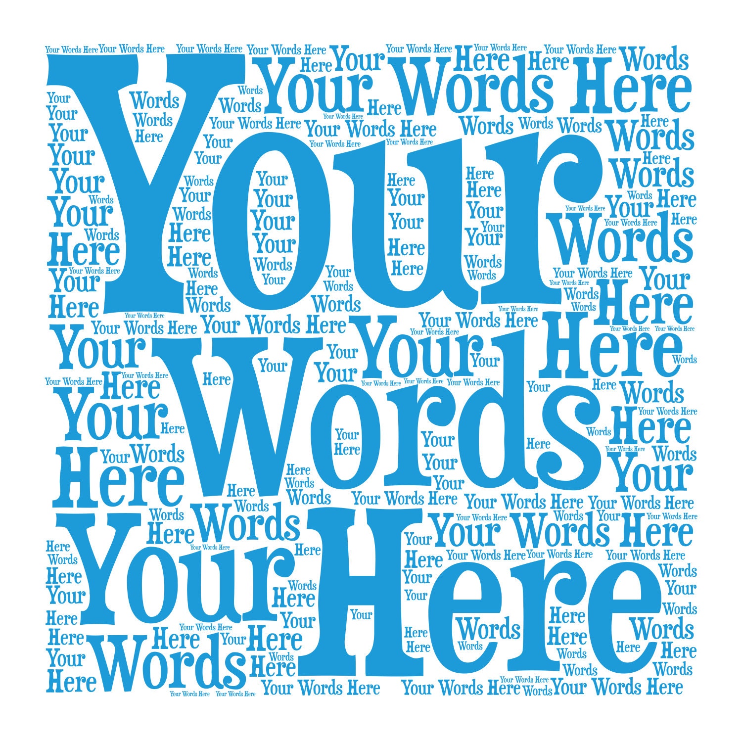 PERSONALIZED WORD ART ~ Printable Art ~ Unique Gift Idea ~ Custom Word ...