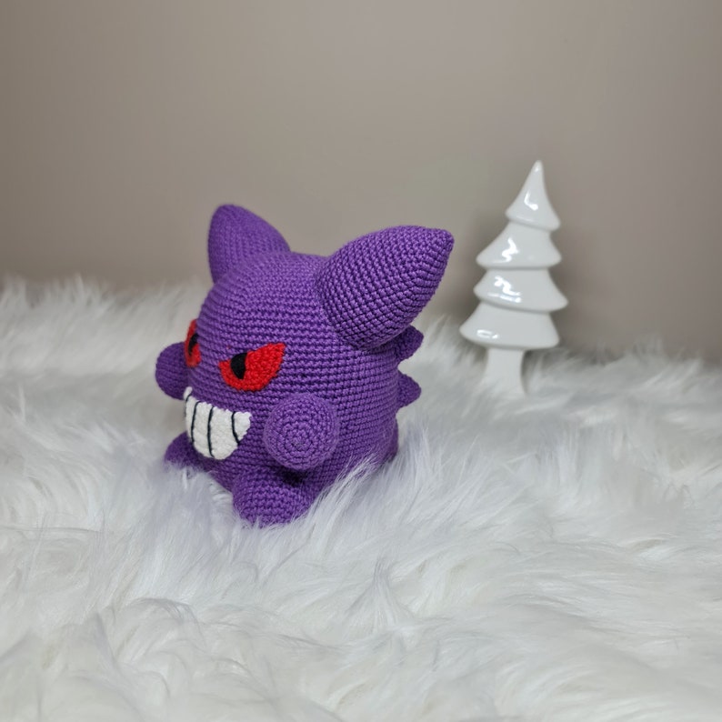 Gengar Pattern Pandacrocheting Style - Etsy