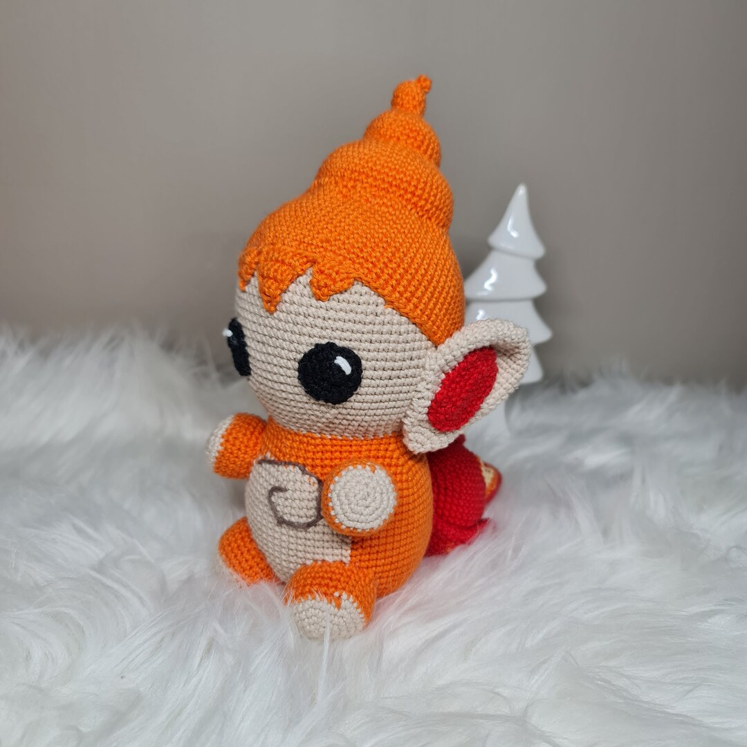 Chimchar Pattern, Pandacrocheting Style - Etsy
