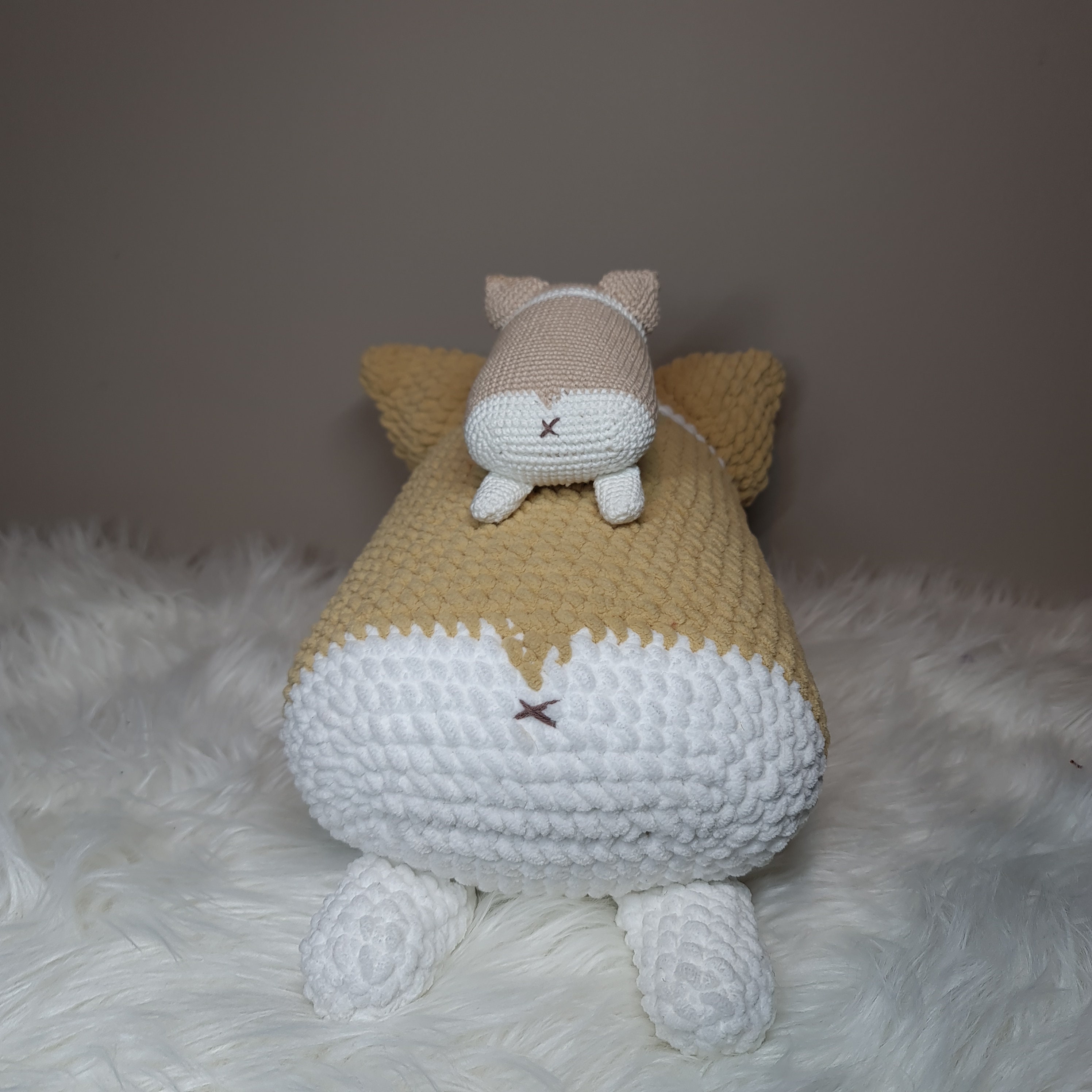 Corgi Sploot Plushie Pattern - Etsy