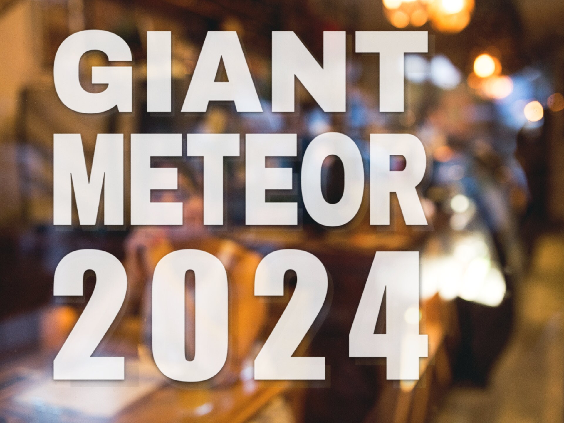 Giant Meteor 2024 Car Window Decal - Etsy