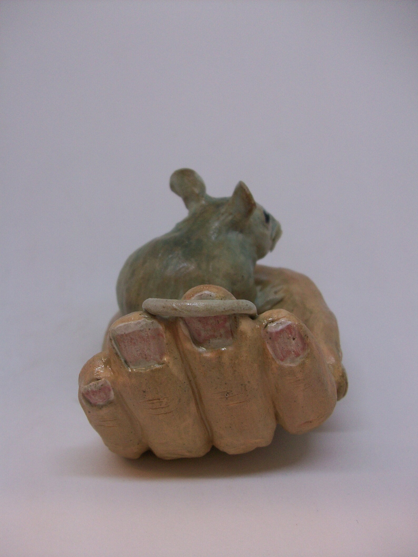 Cute Handmade Ceramic Mouse Sitting in Hand Pottery Mouse - Etsy