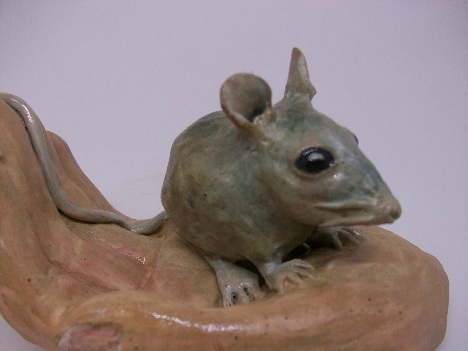 Cute Handmade Ceramic Mouse Sitting in Hand Pottery Mouse - Etsy