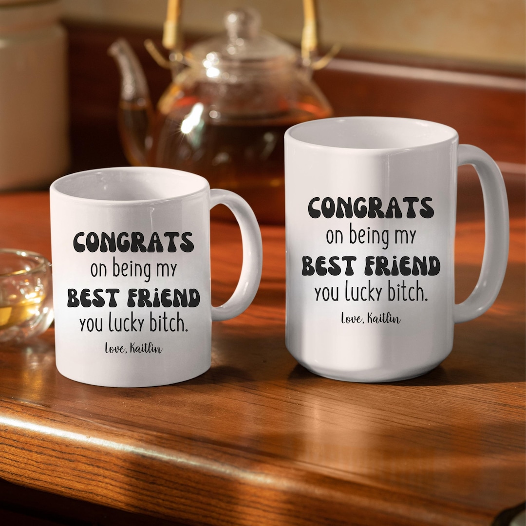 Custom Friend Gift, Personalized Best Friend Mug, Long Distance ...