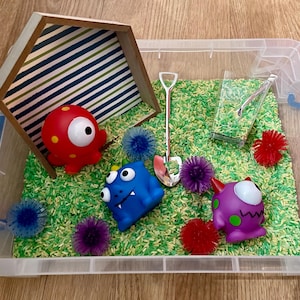 Monster House Sensory Bin - Etsy
