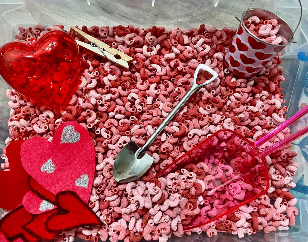 Heart Sensory Bin - Etsy