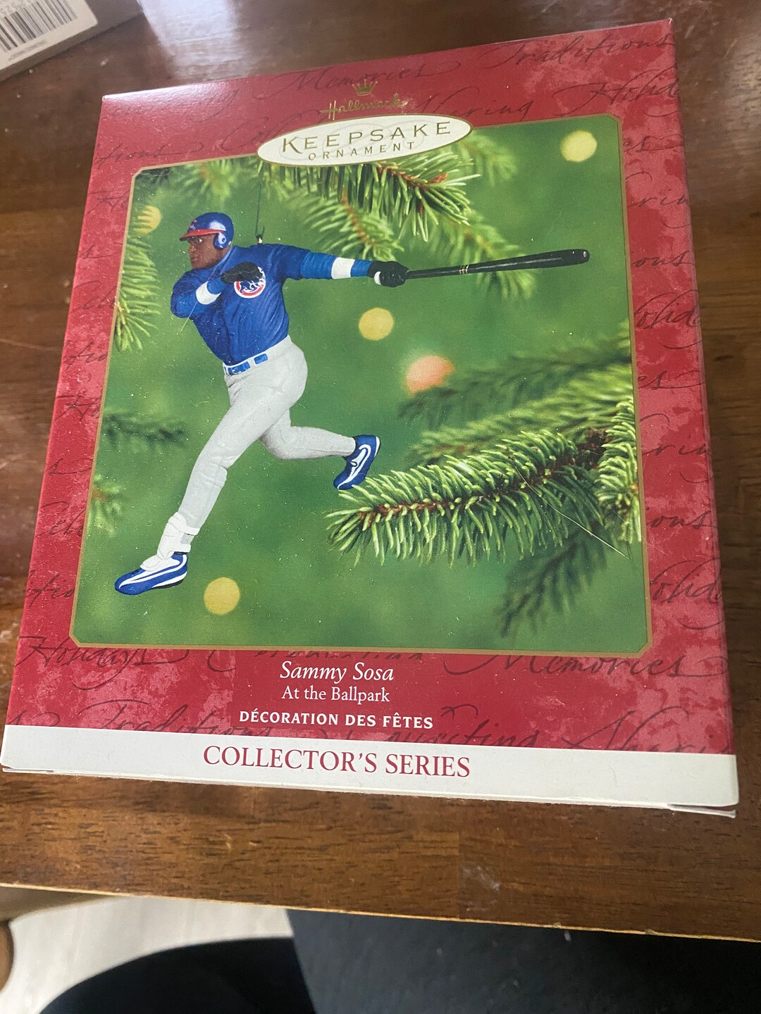 2001 Hallmark Keepsake Sammy Sosa at the Ballpark Ornament Like New - Etsy