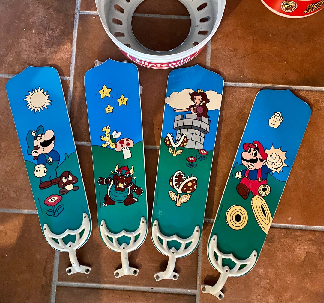 Rare 1988 Nintendo Super Mario Ceiling Fan Light - Etsy