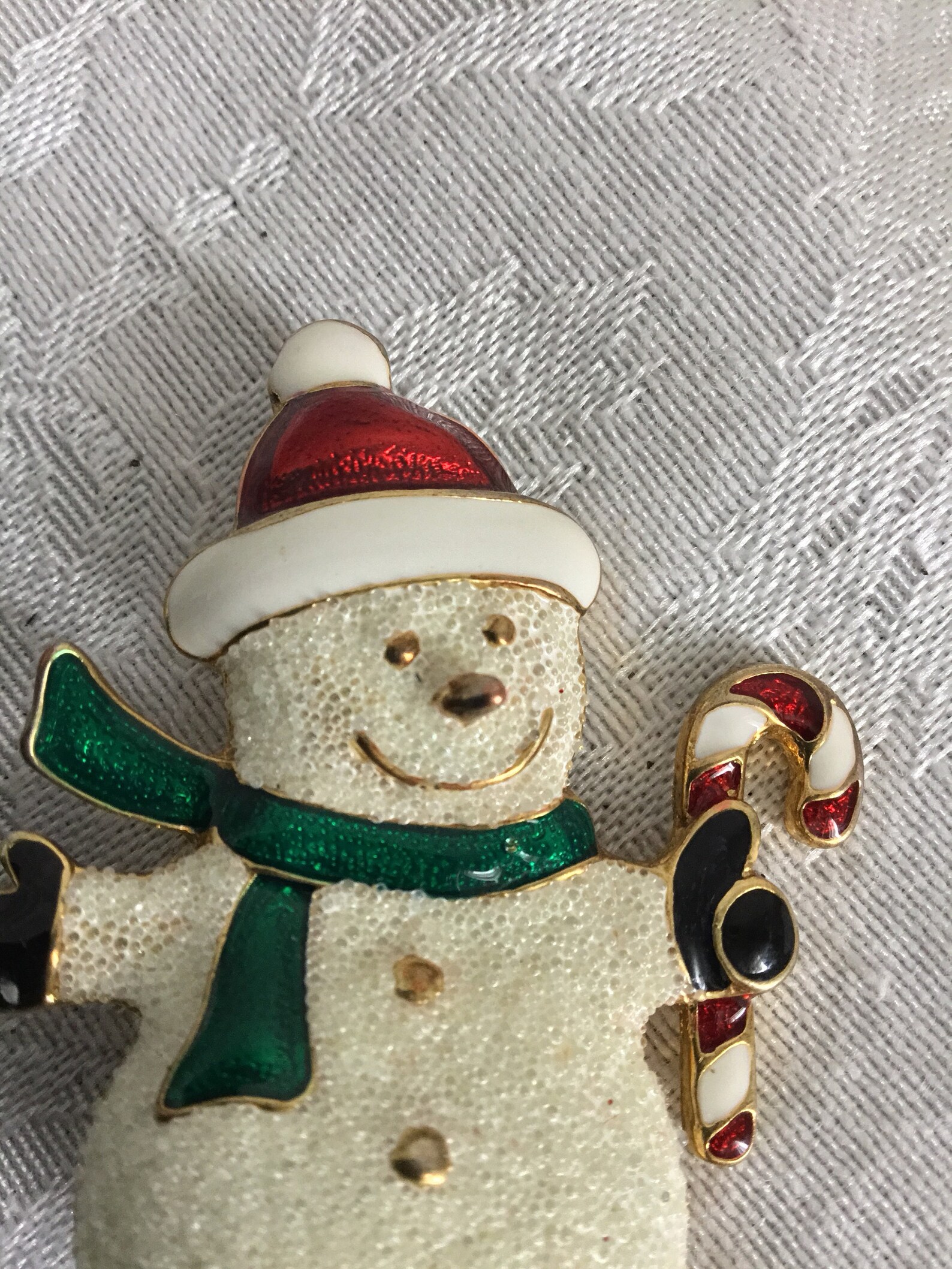 Snowman Costume Jewelry Pin - Etsy
